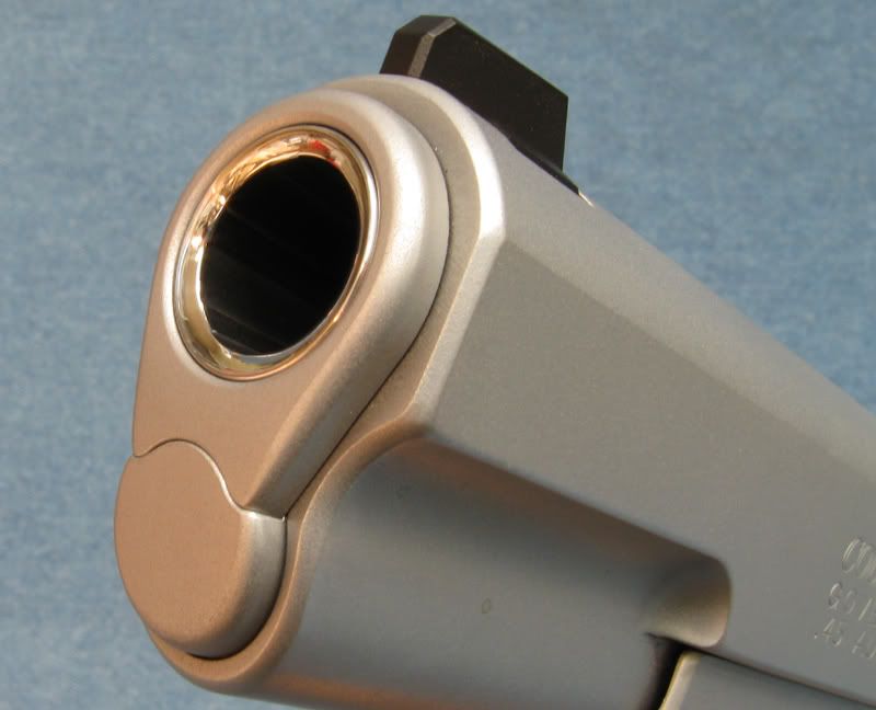 Not good to cut barrel flush and 45-degree polished crown?? | 1911Forum