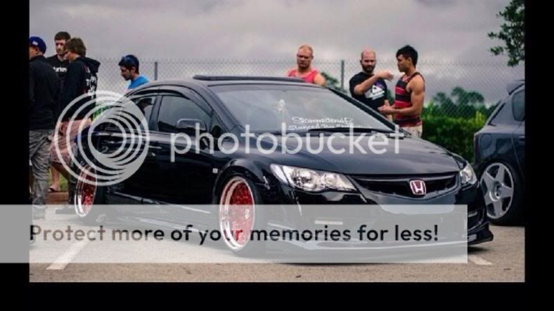 Any pics of 06 to 08 black civic si with red rims | 8th Generation ...